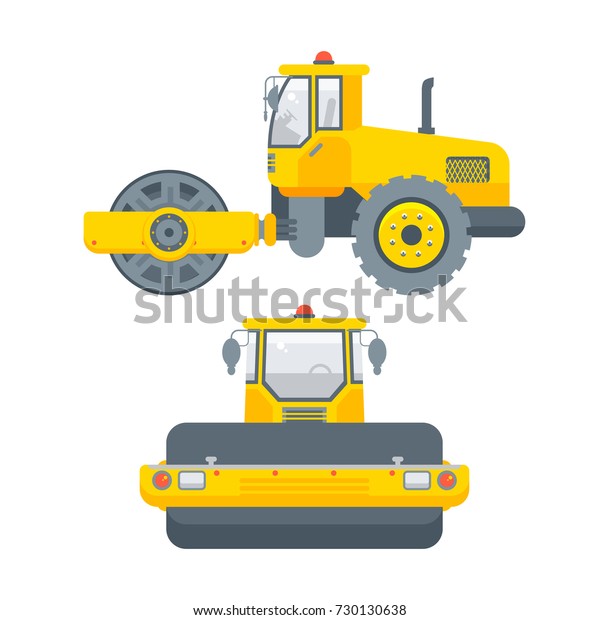 Stock Vector Isolated Asphalt Paver Machine: vector de stock (libre de ...
