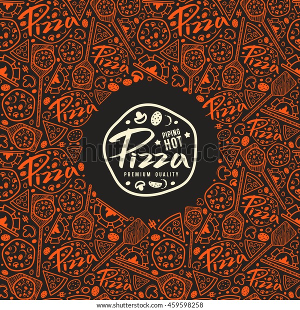Stock Vector Pizza Cover Boxes Color Stock Vector (Royalty Free) 459598258