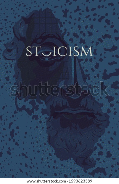 Stoicism Portrait Ancient Roman Philosopher Stoic Stock Vector (Royalty ...