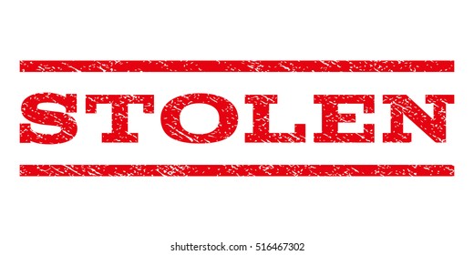 Stolen Watermark Stamp Text Caption Between Stock Vector (Royalty Free ...
