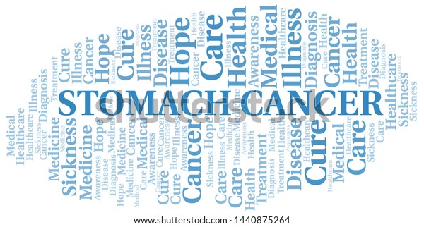 Stomach Cancer Word Cloud Vector Made Stock Vector (Royalty Free ...