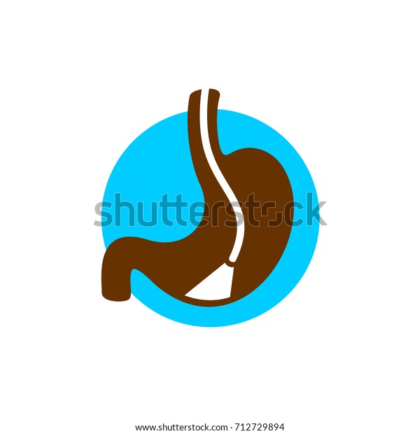 Stomach Endoscopy Procedure Icon Gastroscopy Color Stock Vector ...