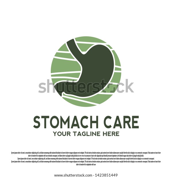 Stomach Internal Organ Logo Design Human: เวกเตอร์สต็อก (ปลอดค่า ...