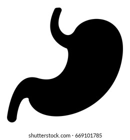Stomach Vector Illustration Stock Vector (Royalty Free) 669101785 ...