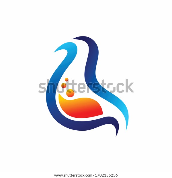 Stomach Vector Logo Gastric Logo Design Stock Vector (Royalty Free ...