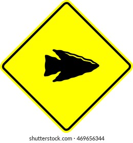 Stone Arrow Point Sign Stock Vector (Royalty Free) 469656344