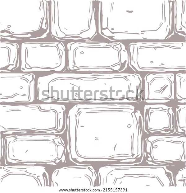 Stone Handdrawn Texture Tile Nature Material Stock Vector (Royalty Free ...