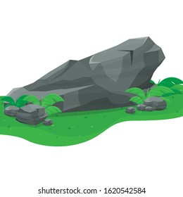 Stone Hill Rock Hill Background Stock Vector (Royalty Free) 1620542584 ...