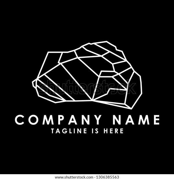 Stone Logos Icons Vectors Design Very Stock Vector (Royalty Free ...