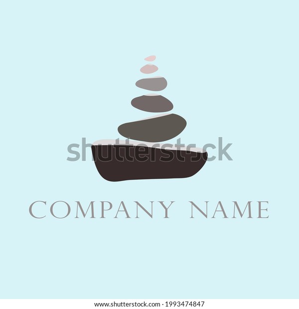 Stone Pile Icon Logo Symbol Design: เวกเตอร์สต็อก (ปลอดค่าลิขสิทธิ์ ...