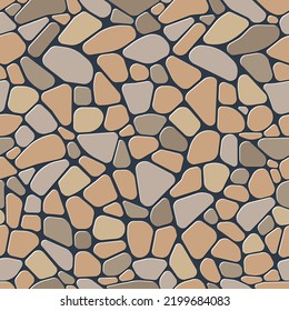 Stone Seamless Texture Masonry Graphic Texture Stock Vector (Royalty ...