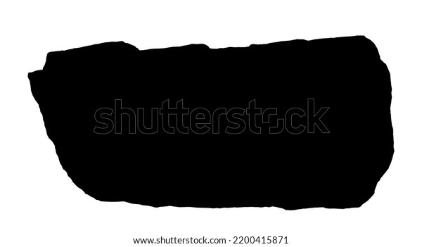 Vektor Stok Stone Silhouette Hand Drawn Icon (Tanpa Royalti) 2200415871 ...
