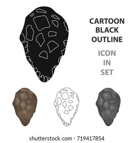 Stone Tool Icon Cartoon Style Isolated: เวกเตอร์สต็อก (ปลอดค่าลิขสิทธิ์ ...