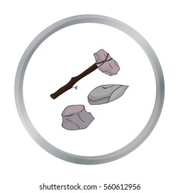 Stone Tools Icon Cartoon Style Isolated Stock Vector (Royalty Free ...