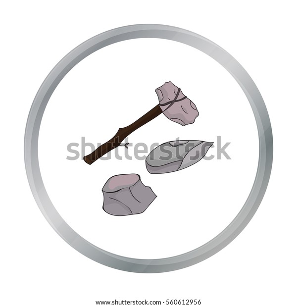 Stone Tools Icon Cartoon Style Isolated Stock Vector (Royalty Free ...