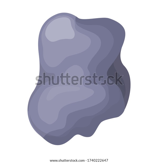 Stone Vector Iconcartoon Vector Icon Isolated Stock Vector (Royalty ...