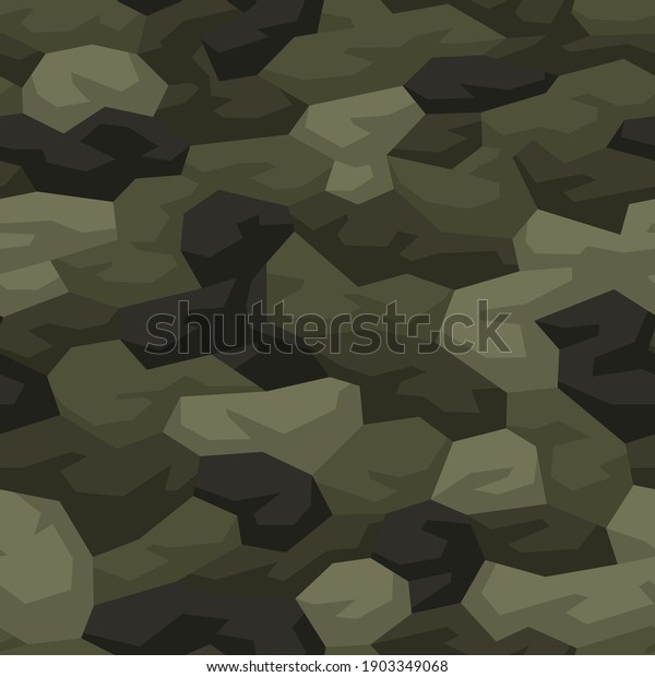 Stones Camouflage Texture Seamless Pattern Abstract Stock Vector ...