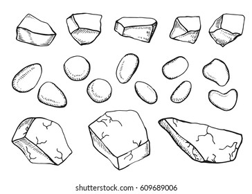 Outline Of Stacking Stones