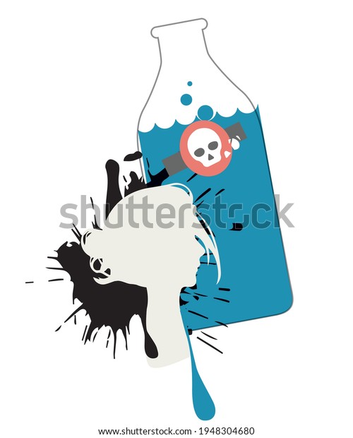Stop Acid Attack On Women Crime Stock Vector (Royalty Free) 1948304680 ...
