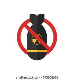Stop Bombing Sign Atomic Bomb Icon: เวกเตอร์สต็อก (ปลอดค่าลิขสิทธิ์ ...