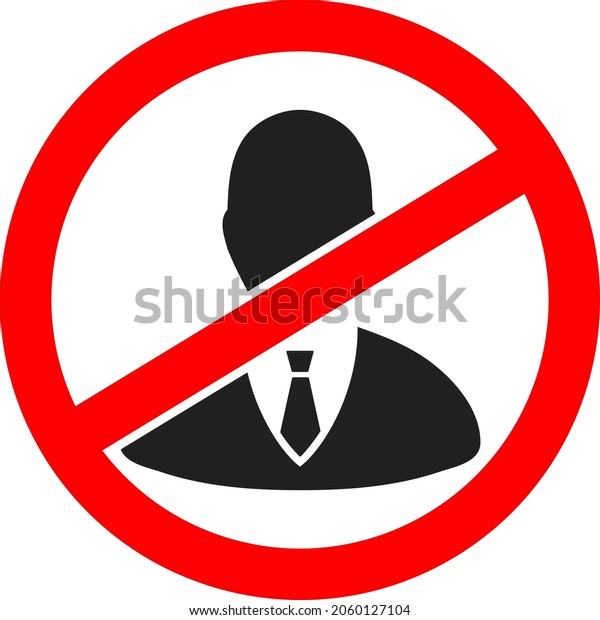 Stop Boss Vector Illustration Flat Illustration Stock Vector (Royalty ...