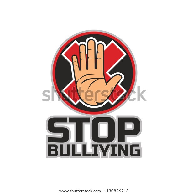 Stop Bullying No Bullying Logo Vector Stock Vector (Royalty Free ...