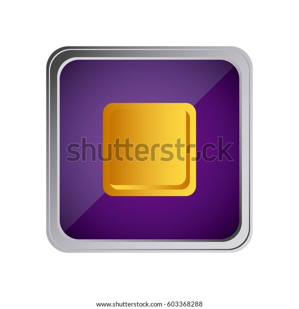 Stop Button Icon Background Purple Vector: เวกเตอร์สต็อก (ปลอดค่า ...