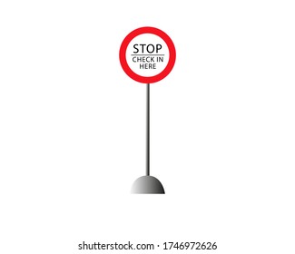 4,939 Stop here sign Images, Stock Photos & Vectors | Shutterstock