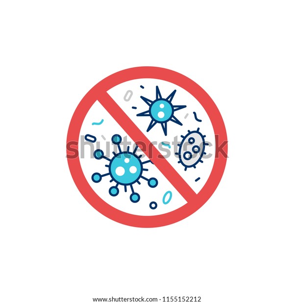 Stop Disease Logo Vector Illustration Stock Vector (Royalty Free ...