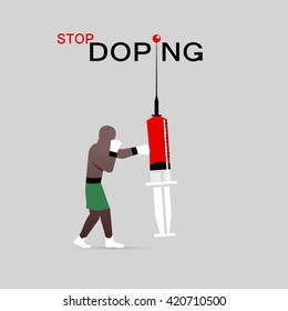 Stop Doping Icon Stock Vector (Royalty Free) 420710500 | Shutterstock