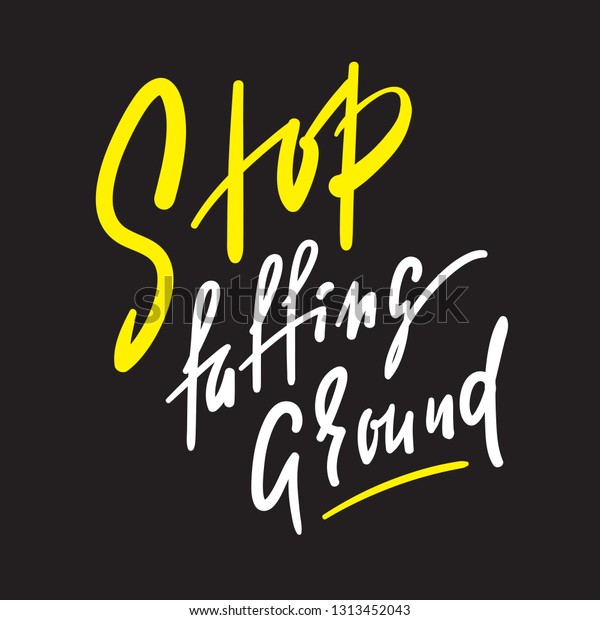 Stop Faffing Around Simple Inspire Motivational Stock Vector (Royalty ...