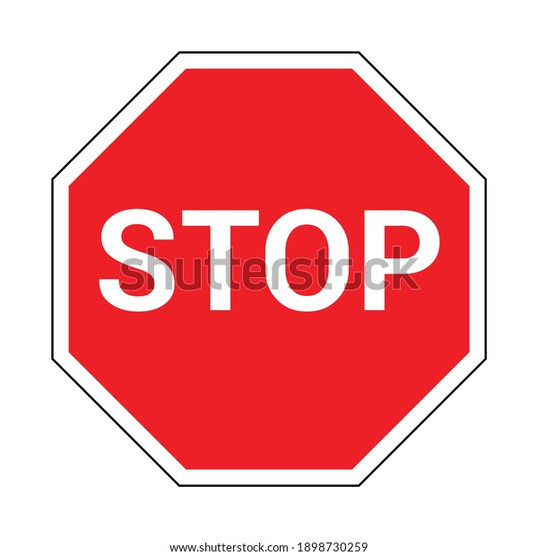 stop and give way traffic sign