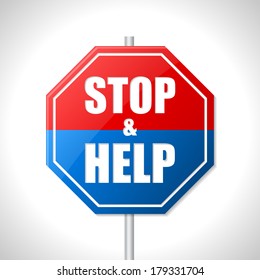 Stop Be Patient Bicolor Traffic Sign 스톡 벡터(로열티 프리) 309079388 | Shutterstock