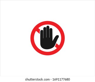 Stop Icon Alerts Signs Stock Vector (Royalty Free) 1691177680