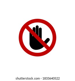 parar símbolo de icono vector en: vector de stock (libre de regalías ...