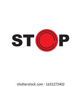 Stop Logo Text Pictures Stock Vector (Royalty Free) 1631272402 ...