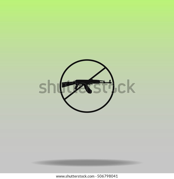 Stop Military Vector Icon Stock Vector (Royalty Free) 506798041 ...