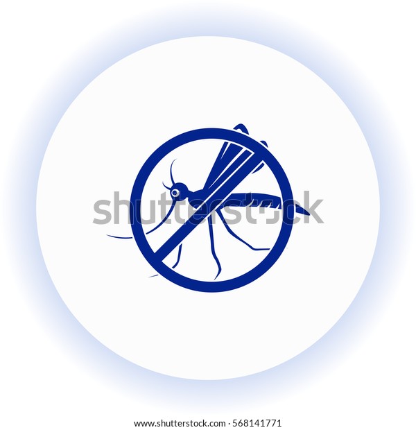 Stop Mosquito Icon Vector Design Stock Vector (Royalty Free) 568141771 ...