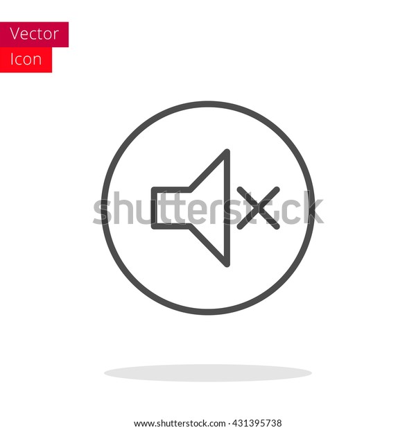 Stop Music Thin Line Icon No Stock Vector (Royalty Free) 431395738 ...