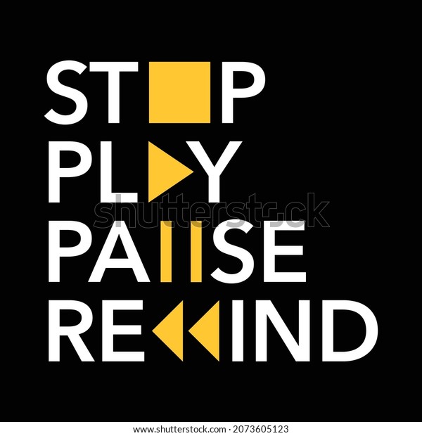 10,741 Rewind Stop Play Pause Images, Stock Photos & Vectors | Shutterstock