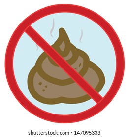 Stop Poop Sign Stock Vector (Royalty Free) 147095333 | Shutterstock