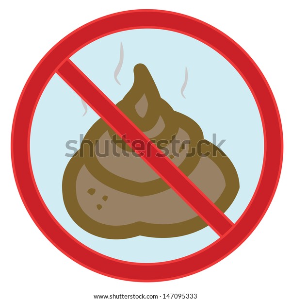 Stop Poop Sign Stock Vector (Royalty Free) 147095333 | Shutterstock