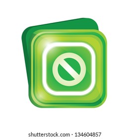 Stop Sign Green Stock Vector (Royalty Free) 134604857 | Shutterstock