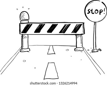 Stop Sign Hand Drawn Stock Vector (Royalty Free) 1326214994 | Shutterstock