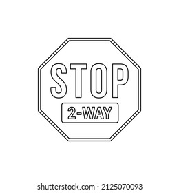 2,260 2 cars stopped at stop sign Images, Stock Photos & Vectors ...