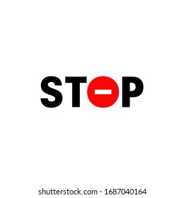 Stop Sign Icon Logo Design Vector Stock Vector (Royalty Free ...