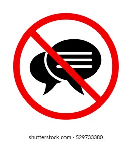 Stop Sign No Chat: เวกเตอร์สต็อก (ปลอดค่าลิขสิทธิ์) 529733380 ...