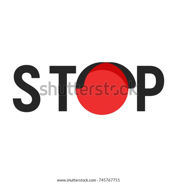 Stop Sign Red Traffic Light Vector 스톡 벡터(로열티 프리) 745767751 | Shutterstock