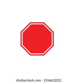 Stop Sign Traffic Icon Vector Stock Vector (Royalty Free) 1556612012 ...