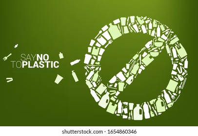 Stop Signage Plastic Package Product Icon Stock Vector (Royalty Free ...